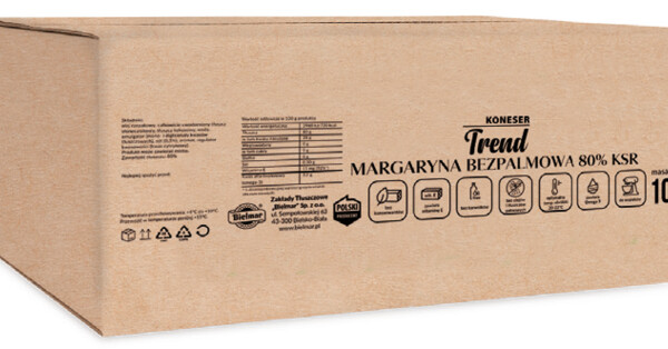 Palm oil free margarine 80% KSR - Zakłady Tłuszczowe “Bielmar ...